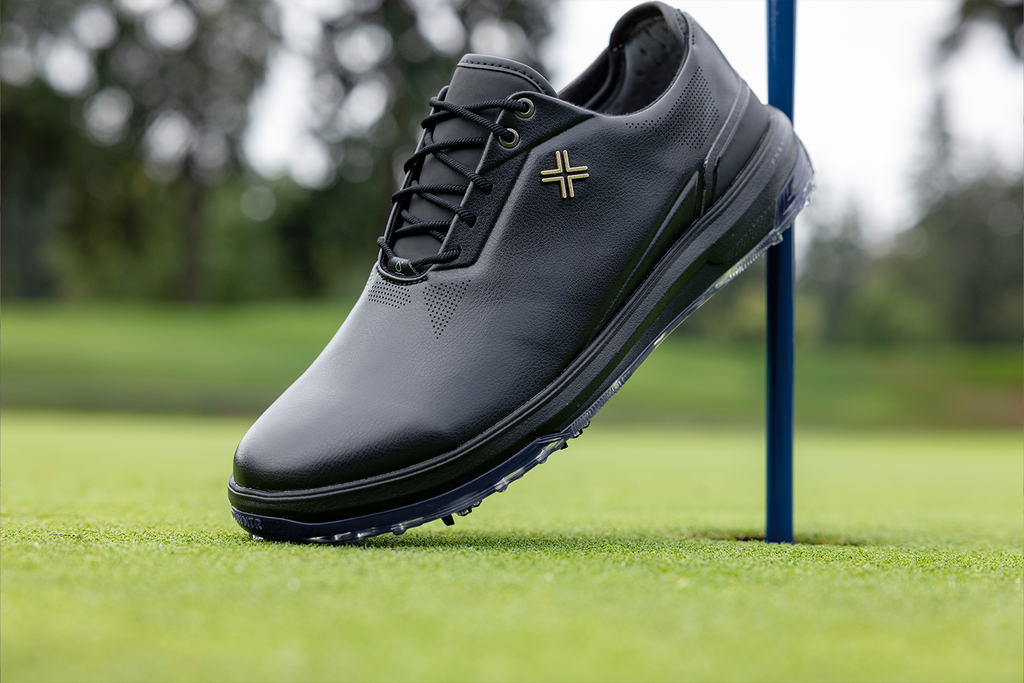 PAYNTR X-Eighty-Seven SC Spiked Golf Shoes- Black – Payntr Golf