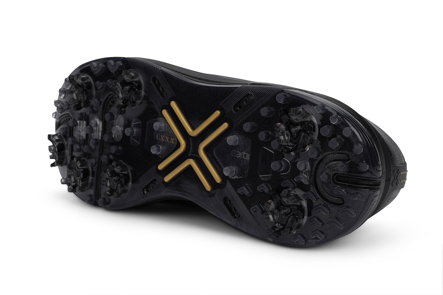 PAYNTR X-Eighty-Seven SC Spiked Golf Shoes- Black – Payntr Golf